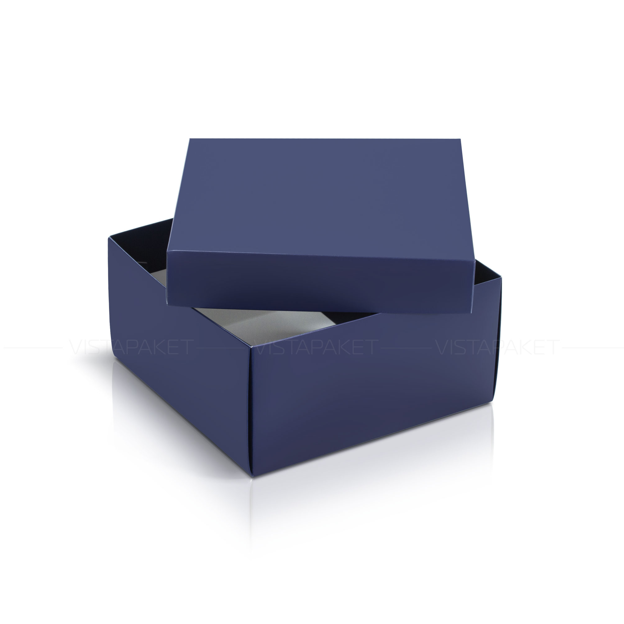Caja para ropa, regalo - Comprar cajas regalo de cartón azul 20 x 20 x ...